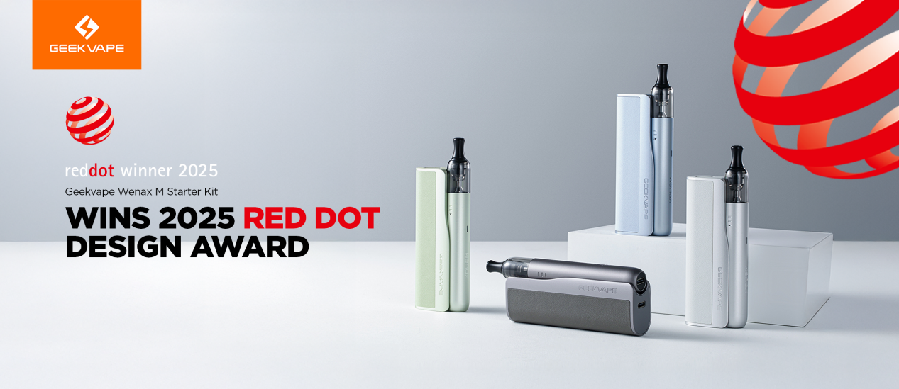 Geekvape Wenax M Starter Kit gewinnt renommierten Red Dot Design Award ...